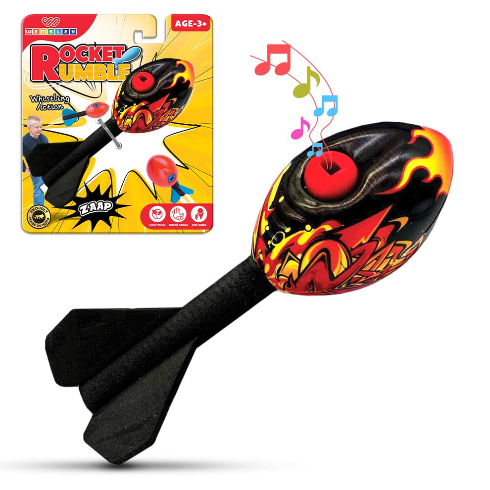 Missile Foam Rocket Toy with Whistling Sound (Black) – Wembley Toys
