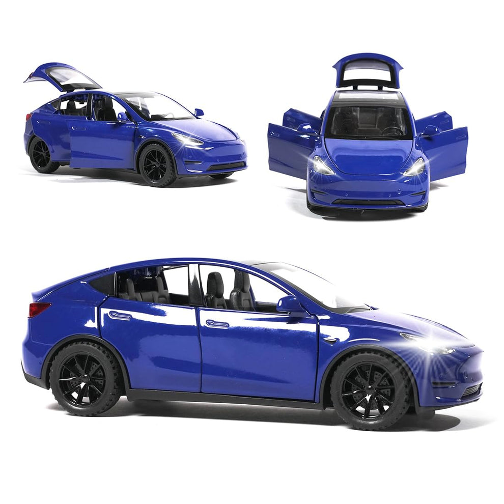 Metal Pull Back Toy Die-cast Model Car (Tesla) – Wembley Toys