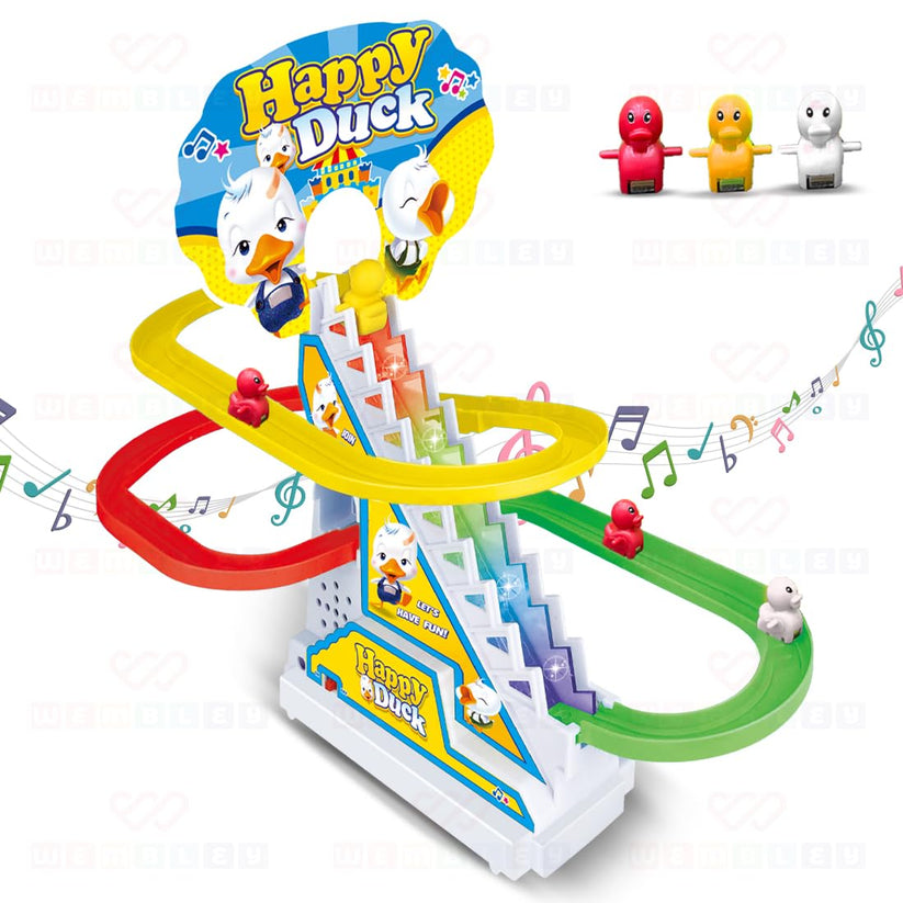 Small Duck Toy Track Set for Kids with Lights & Music – Wembley Toys