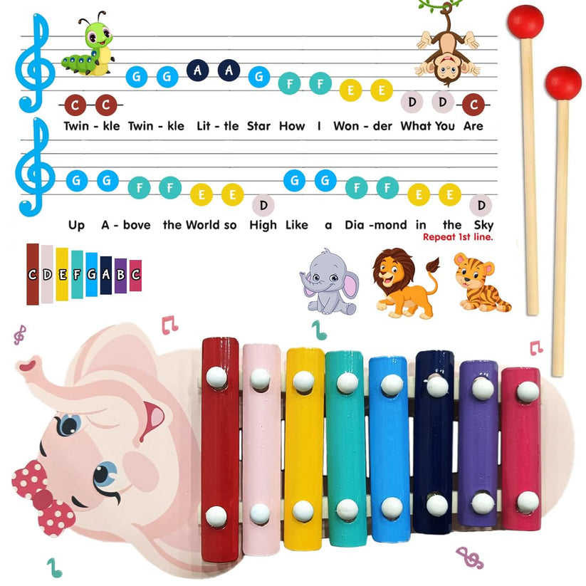 Wembley Wooden Xylophone for Kids | Musical Instruments for Kids- 2+ Y ...