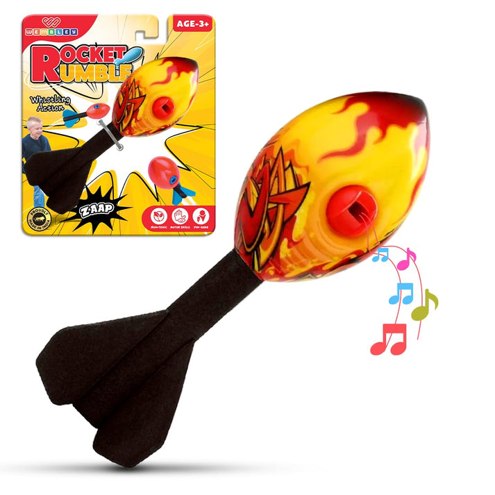 Missile Foam Rocket Toy with Whistling Sound (Yellow) – Wembley Toys